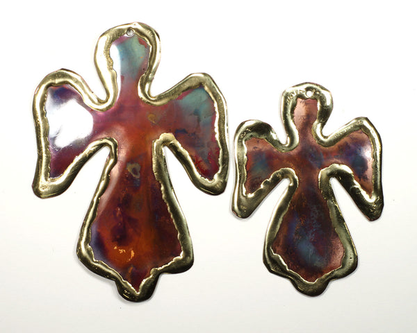 Copper Art Angel Magnet Large – Keweenaw Gem and Gift